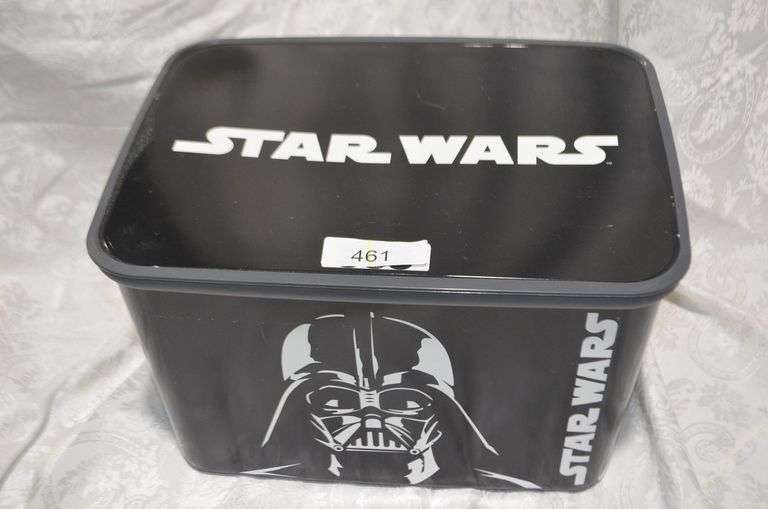 NEW STAR WARS DARTH VADER STORAGE BOX 15W IN X 10 IN H X 12 IN D WITH ...