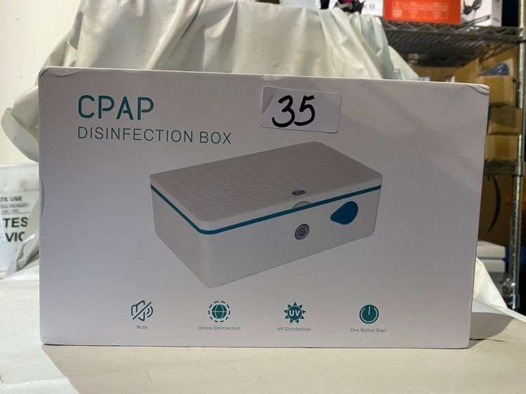 MEDICAL CPAP DISINFECTION BOX - Dallas Online Auction Company