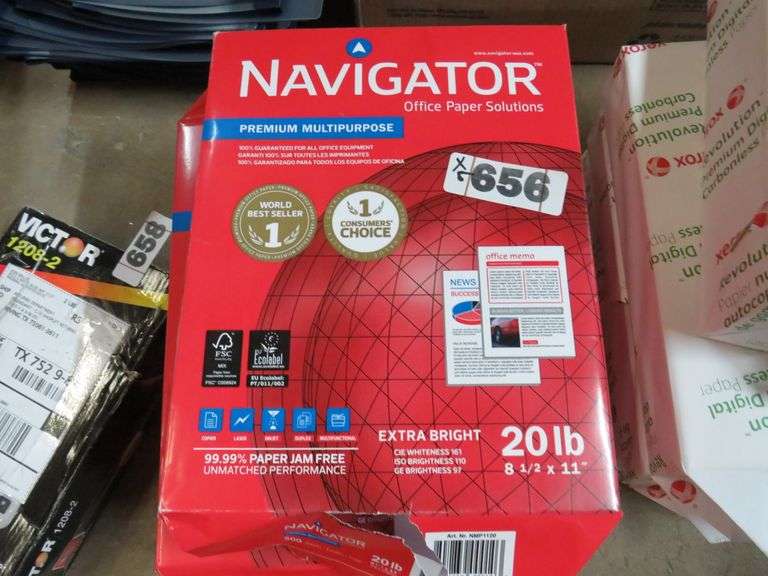 NAVIGATOR OFFICE PAPER SOLUTION PREMIUM MULTI-PURPOSE 8 AND A HALF INCH ...