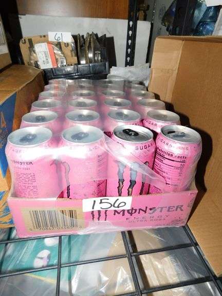 MONSTER ENERGY ULTRA ROSA ENERGY DRINK IN 16 FL OZ CANS, ZERO SUGAR ...