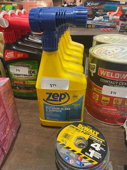 Zep Hose-end Streak-free 32-fl oz Glass Cleaner - Dallas Online Auction ...