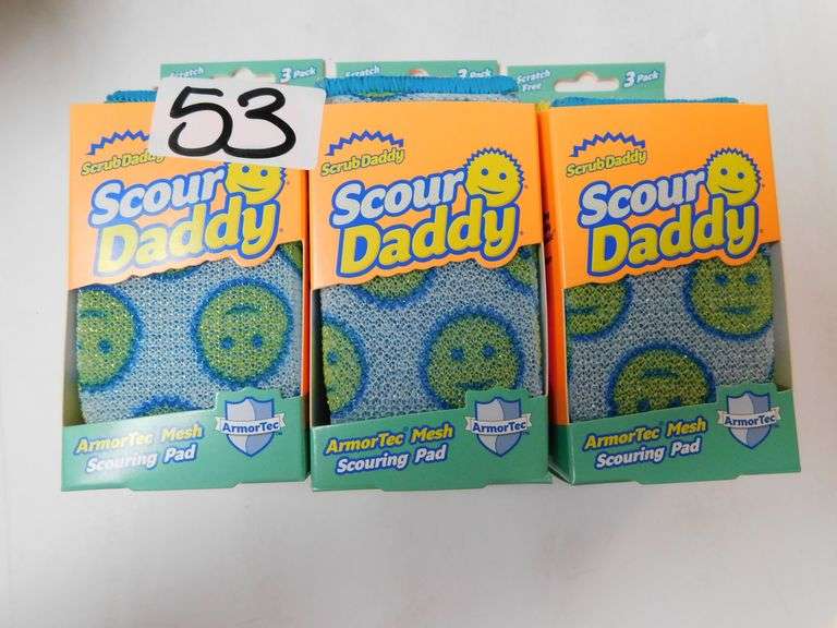 SCRUB DADDY SCOUR DADDY ARMORTEC MESH SCOURING PAD 3 PER PACK - Dallas ...