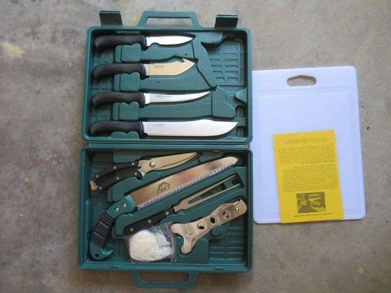 OUTDOOR EDGE GAME PRO 8 PIECE GAME PROCESSING KNIFE SET - Dallas Online ...