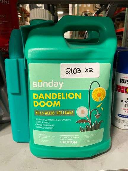 Sunday Dandelion Doom Broadleaf Herbicide Gallon Sprayer - Dallas ...