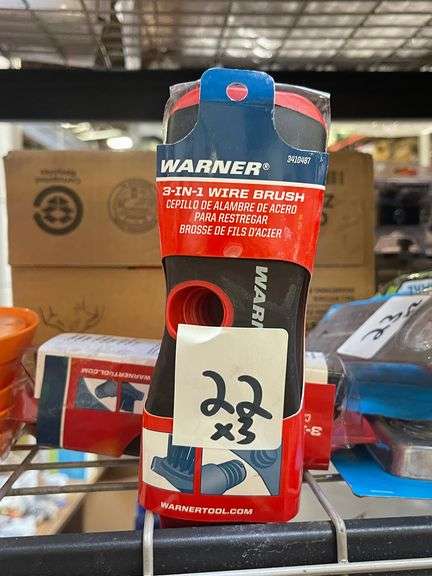 Blue Hawk Steel Block Wire Brush - Dallas Online Auction Company