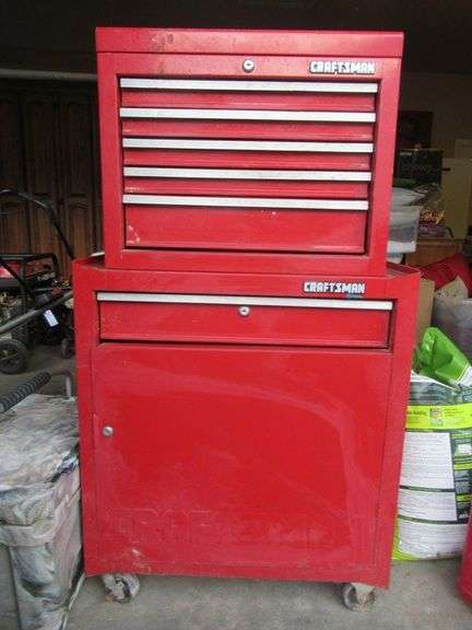 CRAFTSMAN SIX DRAWER ADDITIONAL STORAGE TOOL CHEST ROLLAWAY - Dallas ...