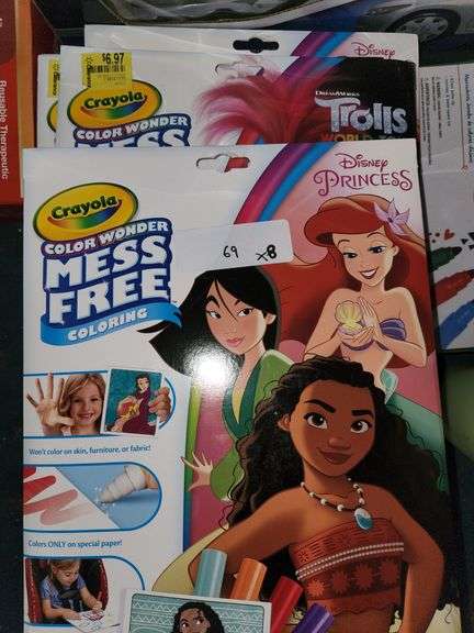 Crayola Color Wonder Disney Princess Coloring Page Set - Dallas Online ...