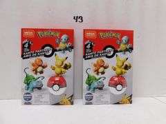 MEGA CONSTRUX LEGO POKEMON BALL 4 TO BUILD - Dallas Online Auction Company