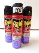 RAID LAVENDER SCENT ANT AND ROACH KILLER 17.5OZ - Dallas Online Auction ...