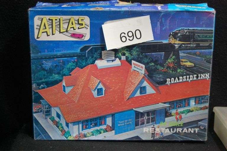 HO SCALE TRAIN COLLECTION ATLAS ROADSIDE INN RESTAURANT MODEL IN ...