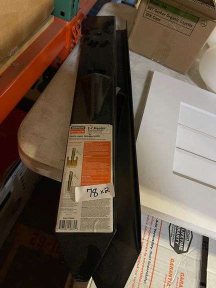 Simpson Strong-Tie E-Z Mender 12-Gauge Black Powder-Coated Mender Plate ...