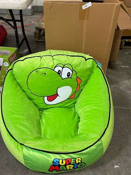 Super Mario Yoshi Bean Bag Chair - Dallas Online Auction Company