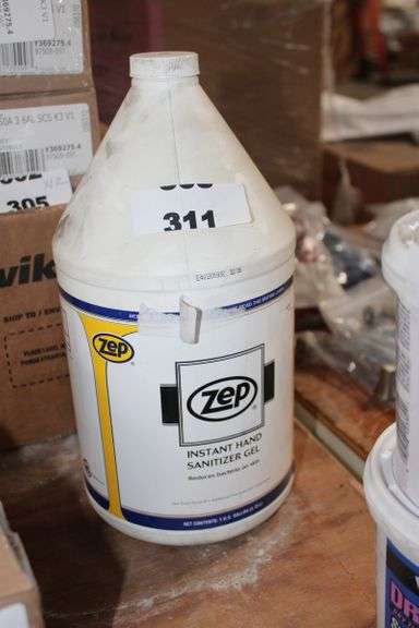 ZEP INSTANT HAND SANITIZER GEL 1 GALLON - Dallas Online Auction Company