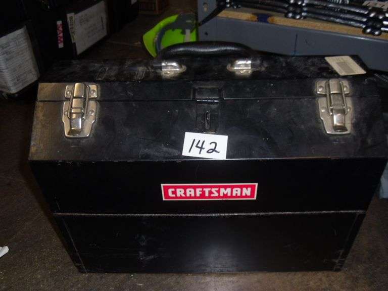 LARGE CRAFTSMAN FOLD OUT TOOL BOX WITH CONTENTS - Dallas Online Auction ...