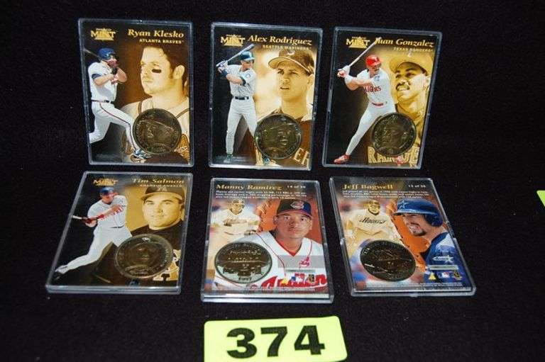 1997 PINNACLE MINT COLLECTION COINS AND CARDS FEATURING RYAN KLESKO ...