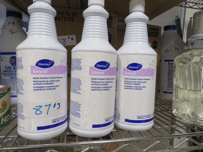 DIVERSEY EMEREL MULTI SURFACE CLEANER - Dallas Online Auction Company