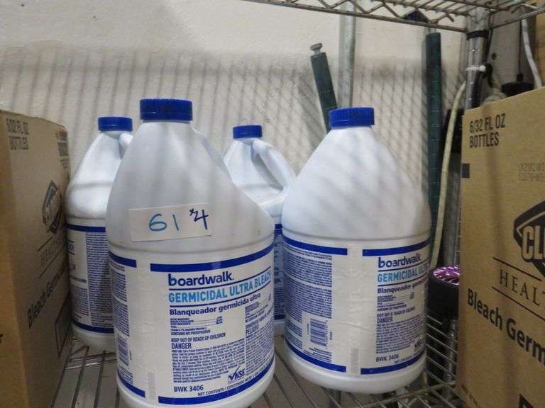 BOARDWALK GERMICIDAL ULTRA BLEACH 4CT - Dallas Online Auction Company