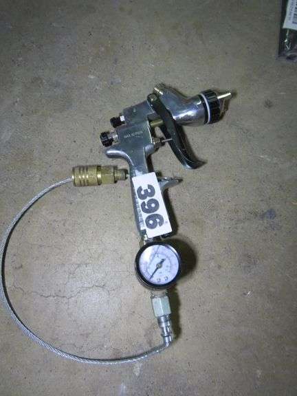 HUSKY GRAVITY FEED COMPOSITE HVLP SPRAY GUN - Dallas Online Auction Company