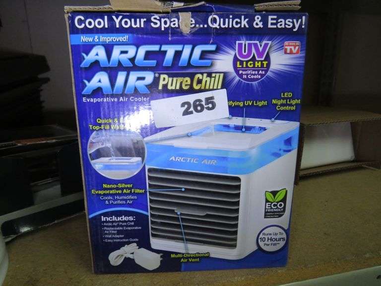 ARCTIC AIR PURE CHILL EVAPORATIVE COOLER - Dallas Online Auction Company