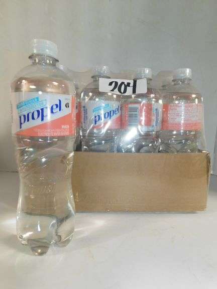 PROPEL PEACH FLAVORED WATER 12 PK 24 OZ BOTTLES - Dallas Online Auction ...