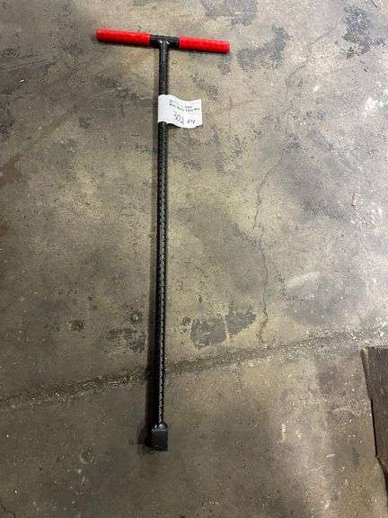 28 in. Solid Steel Water Meter Valve Key with Grips - Dallas Online ...