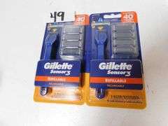GILLETTE SENSOR 3 REFILLABLE RAZOR BLADE WITH 4-REFILLS IN PACK ...