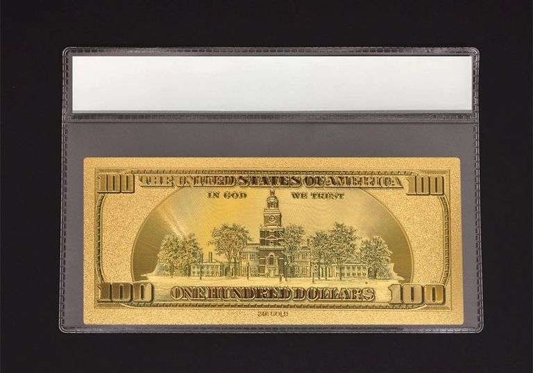 USA 100 DOLLAR BILL COLLECTIBLE BANK NOTE - Dallas Online Auction Company