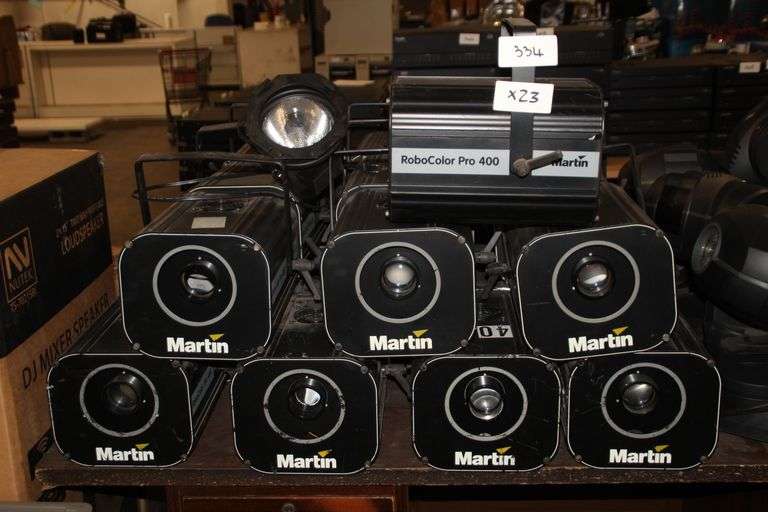 MARTIN MX-10 EXTREME OUTPUT PROFESSIONAL STAGE LIGHTS - Dallas Online ...