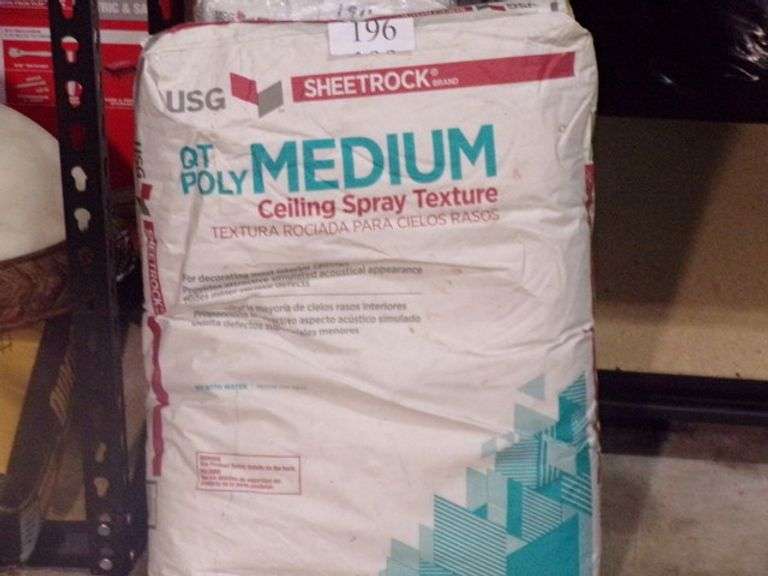 USG sheetrock QT Poly medium ceiling spray texture 40 pound bag ...