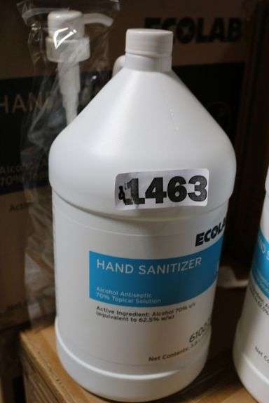 ECOLAB HAND SANITIZER 1 GAL JUG - Dallas Online Auction Company