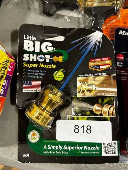 Little Big Shot Fully Adjustable Super Hose Nozzle - Dallas Online ...