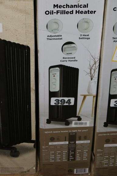 PELONIS MECHANICAL OIL FILLED RADIANT HEATER - Dallas Online Auction ...