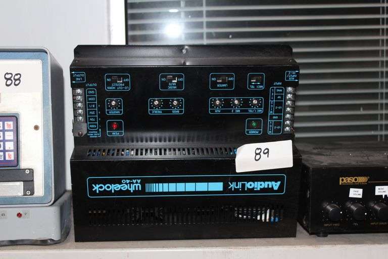 WHEELOCK AA-40 AUDIOLINK AMP - Dallas Online Auction Company