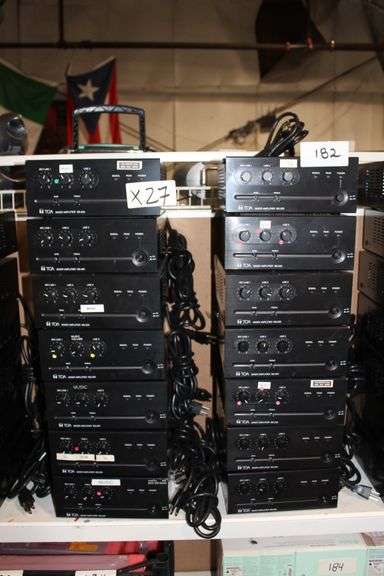 TOA MIXER AMPLIFIER MODEL NUMBER BG-220 - Dallas Online Auction Company