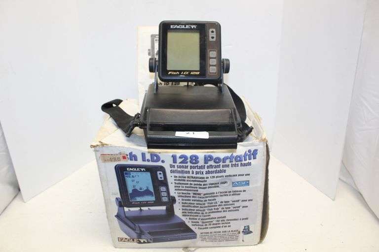 EAGLE FISH ID 128 PORTABLE SONAR WITH PORTABILITY AND INCREDIBALE ...