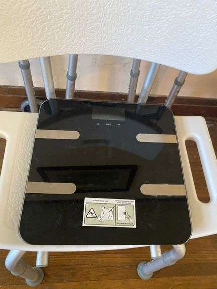 DME Shower Chair, Walker & Scale - Hoosier Auction Group