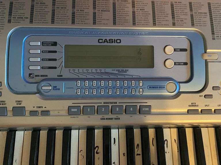 Casio Musical Information System - Hoosier Auction Group