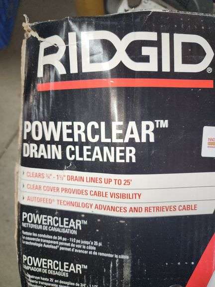 Ridgid Powerclear drain cleaner - Innovative Revenue Solutions