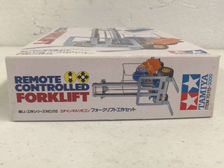 Tamiya remote controlled forklift - Integrity Auctioneers