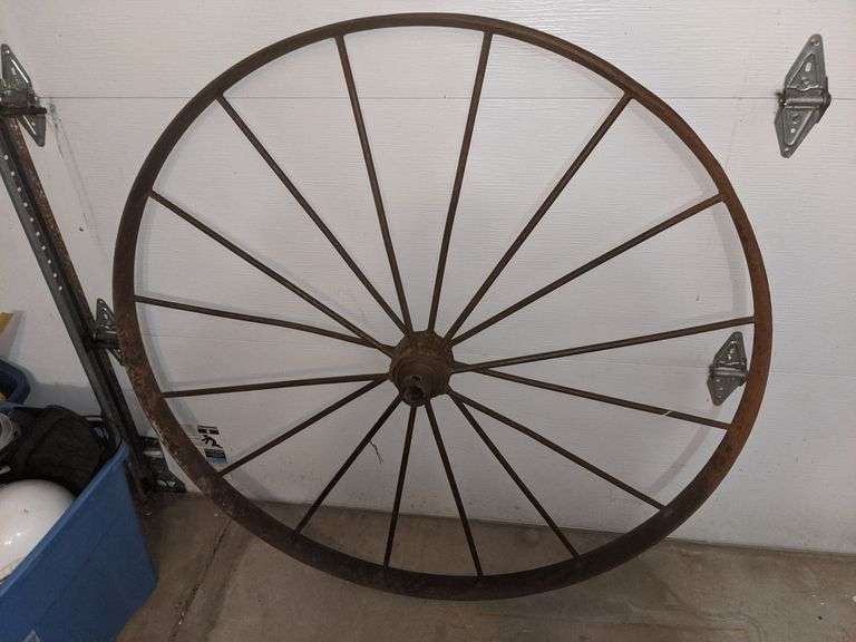 48-IN. STEEL SPOKE WHEEL - Isabell Auction