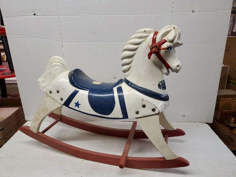 VINTAGE BUDDO ROCKING HORSE - Isabell Auction