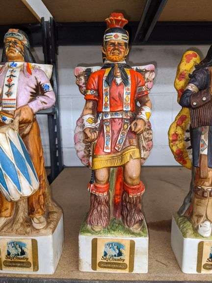 SKI COUNTRY "THE DANCER" NATIVE AMERICAN DECANTER - Isabell Auction