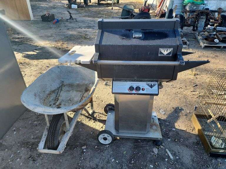 (OUT) WHEEL BARROW & PROPANE GRILL - Isabell Auction
