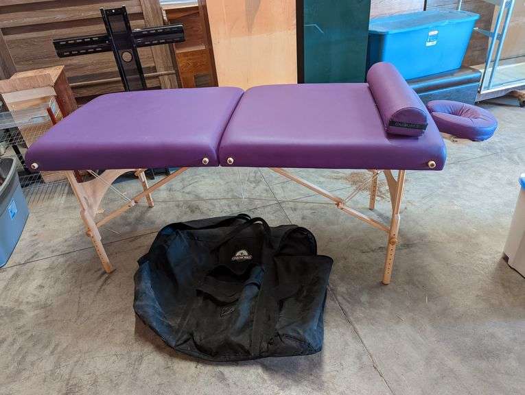 Folding Portable Massage Table With Storage Bag Isabell Auction 0689