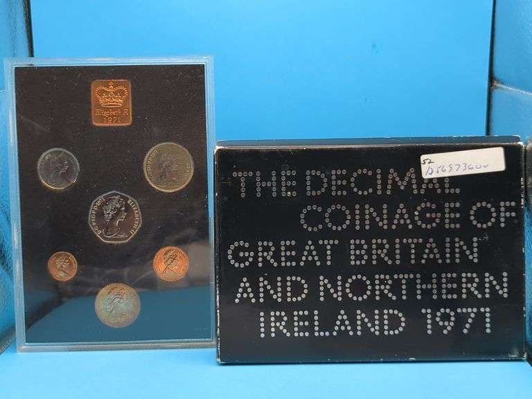 1971 DECIMAL COINAGE OF GREAT BRITAIN & NORTHERN IRELAND SET - Isabell Auction