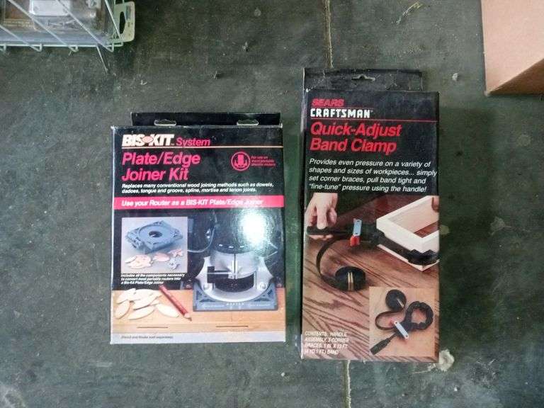 CRAFTSMAN QUICK-ADJUST BAND CLAMP AND PLATE/EDGE JOINER KIT - Isabell ...
