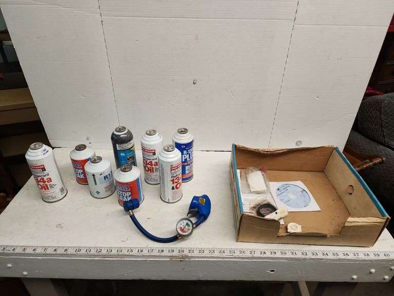 ASSORTED CANS REFRIGERANT - Isabell Auction