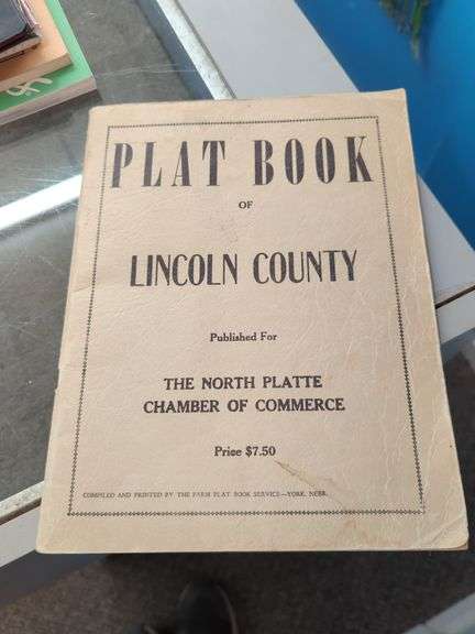VINTAGE PLAT BOOK OF LINCOLN COUNTY NEBRASKA - Isabell Auction