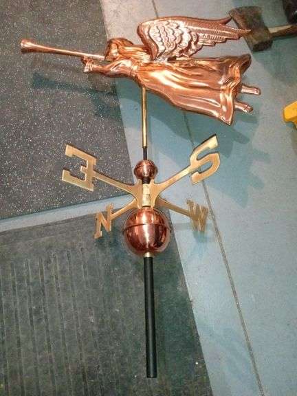 COPPER ANGEL WEATHERVANE - Isabell Auction