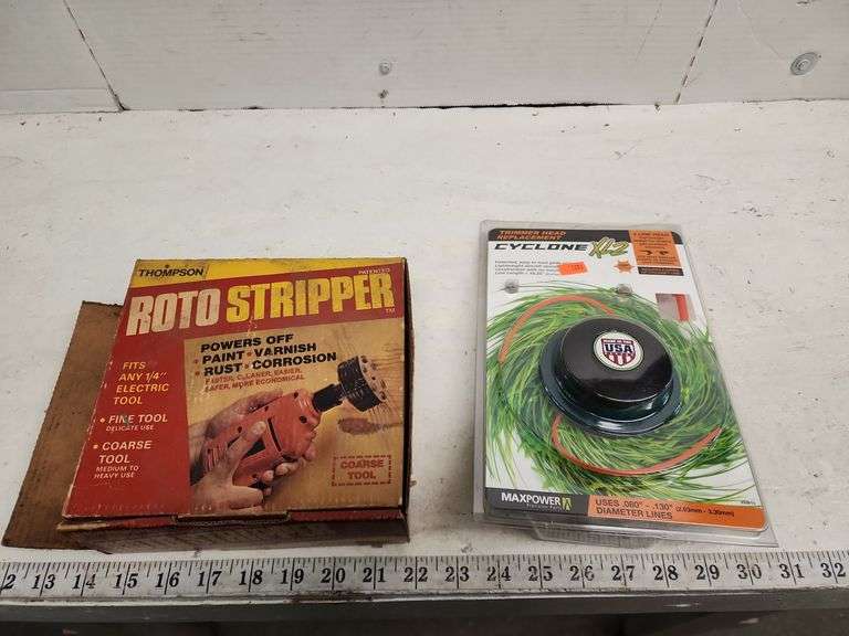 ROTO STRIPPER & NEW TRIMMER HEAD - Isabell Auction